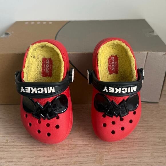 CROCS | Shoes | Crocs Disney Mickey Mouse Toddler Slip On Sandal Sz 7 C ...